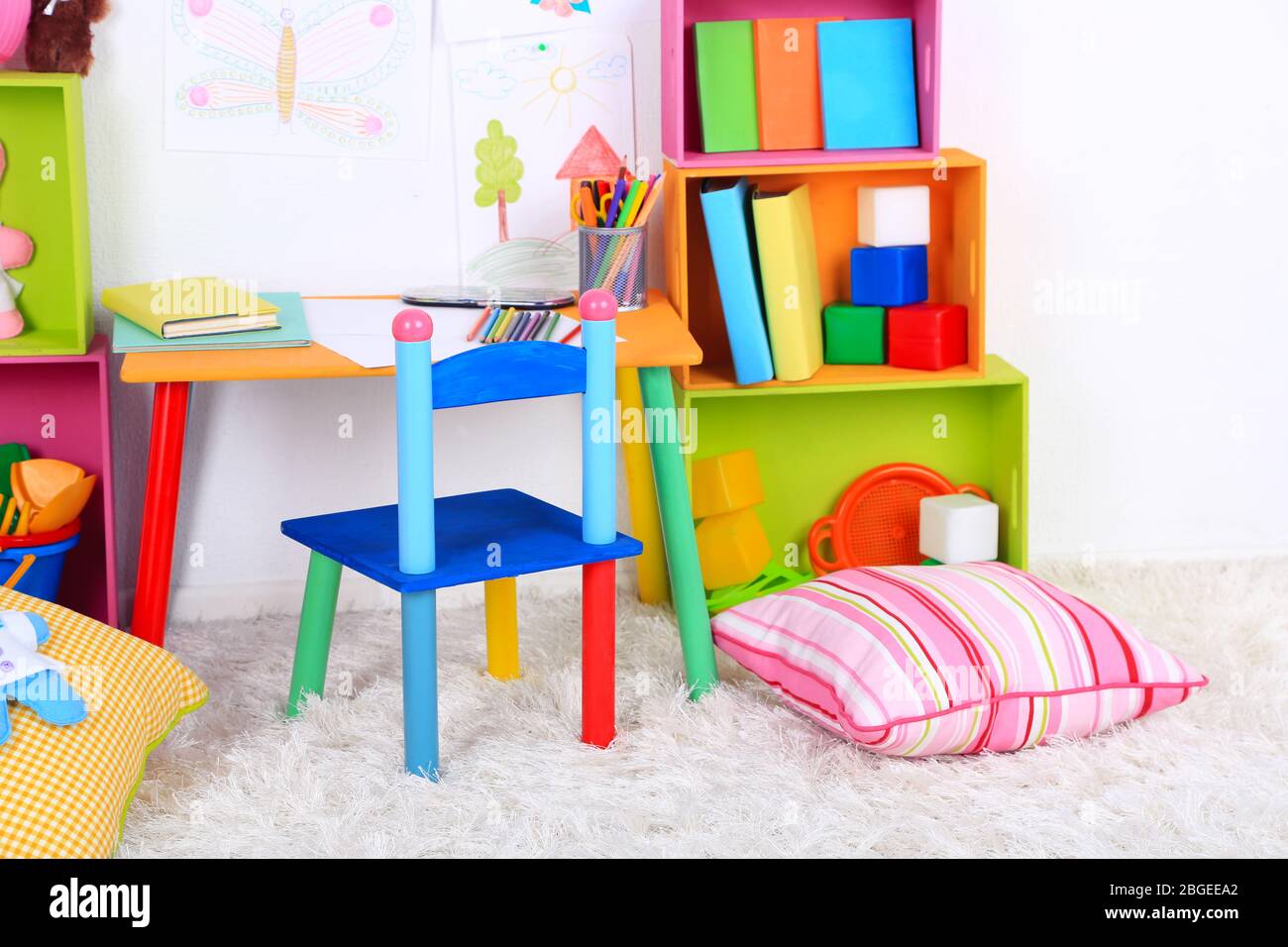 Interior of classroom at school Stock Photo - Alamy