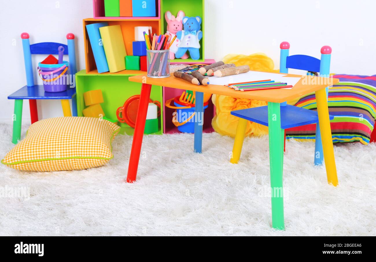 Interior of classroom at school Stock Photo - Alamy