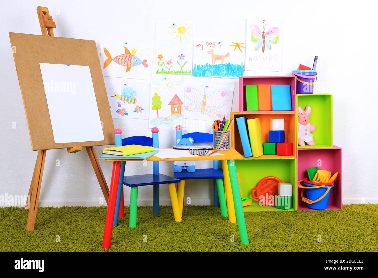 Interior of classroom at school Stock Photo - Alamy