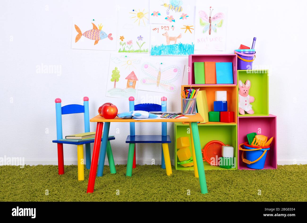 Interior of classroom at school Stock Photo - Alamy