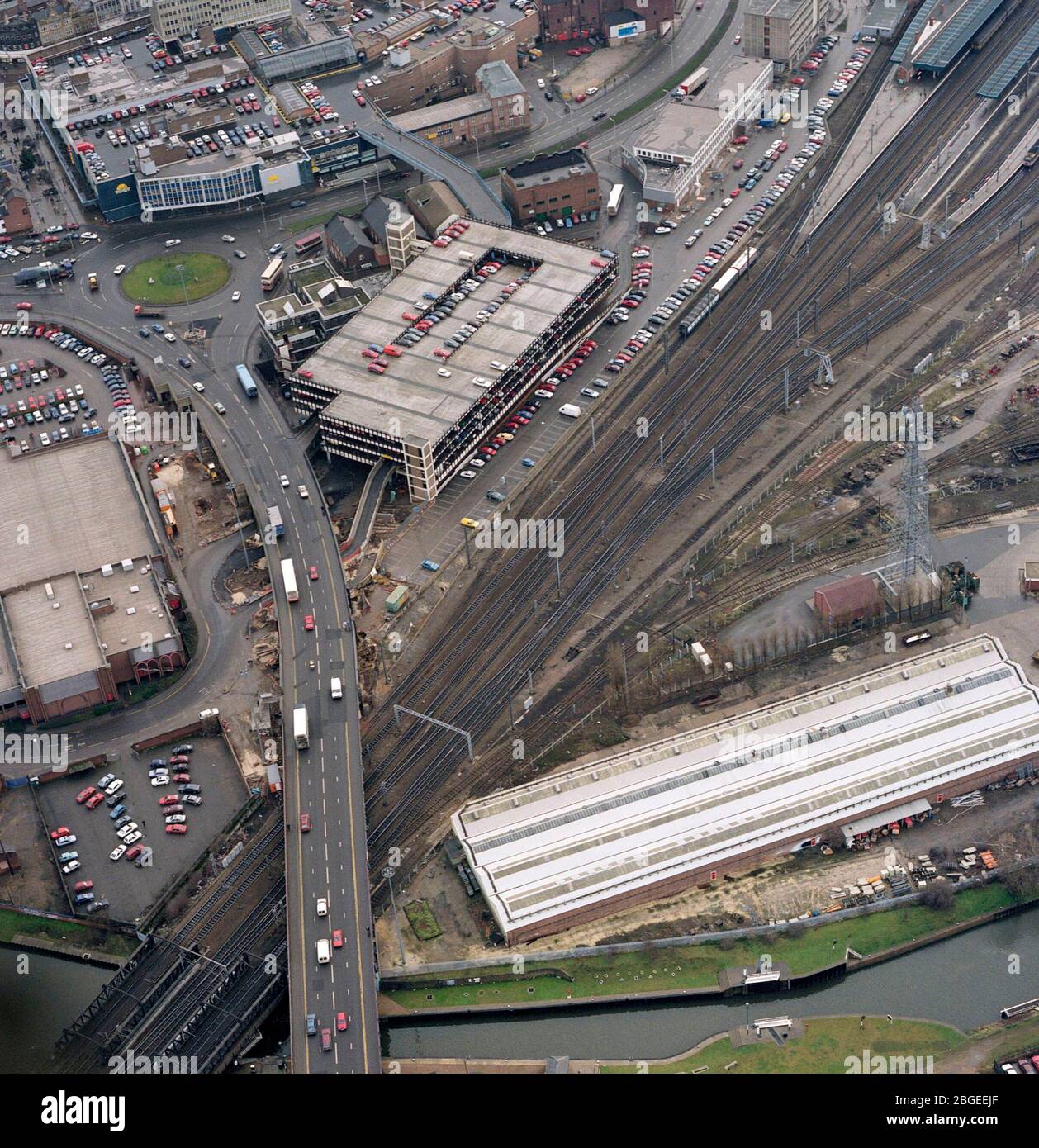 Doncaster Station Aerial High Resolution Stock Photography and Images ...
