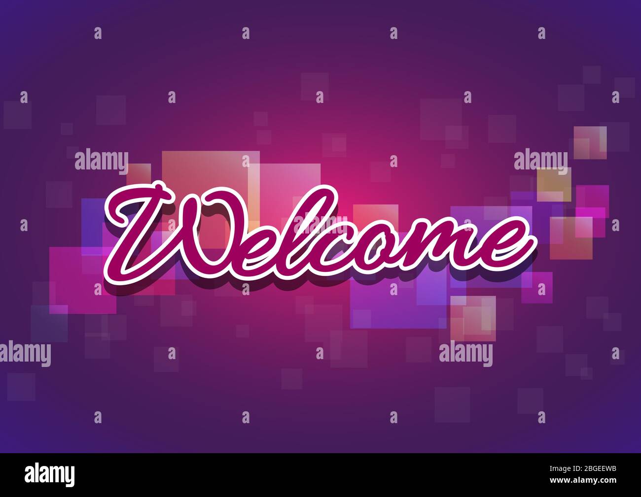 Purple squares vector hi-res stock photography and images - Alamy