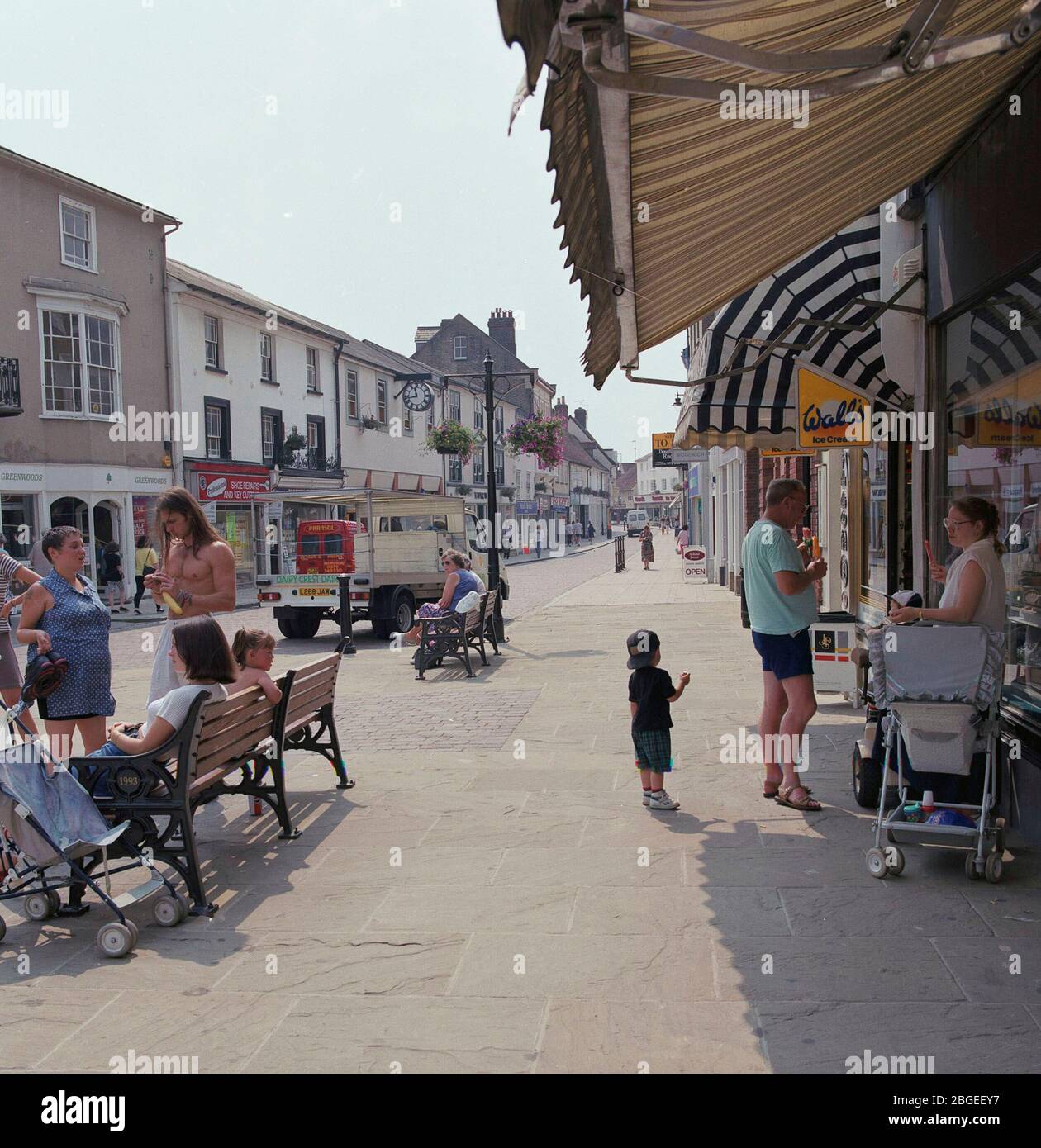 1994, Braintree High Street, Essex, South East England, UK Stock Photo ...