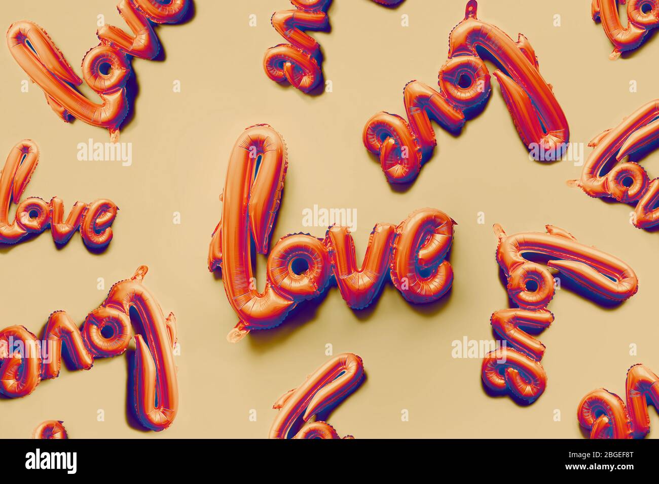 Background pattern layout with the word LOVE Stock Photo - Alamy