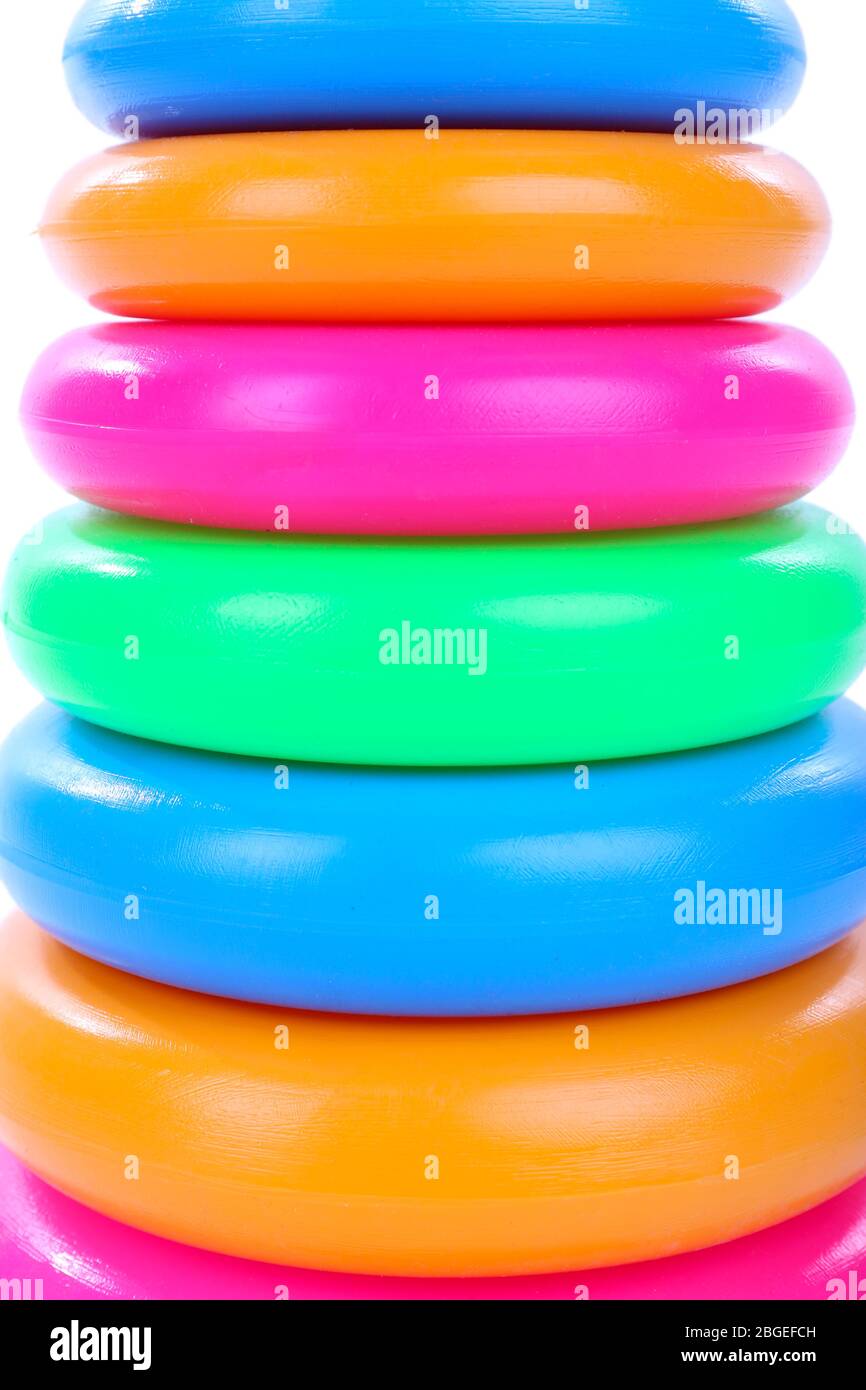 Plastic toy pyramid close up Stock Photo - Alamy