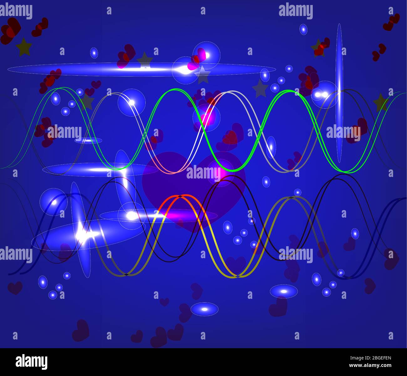 Micro wave power energy in space Stock Vector Image & Art - Alamy