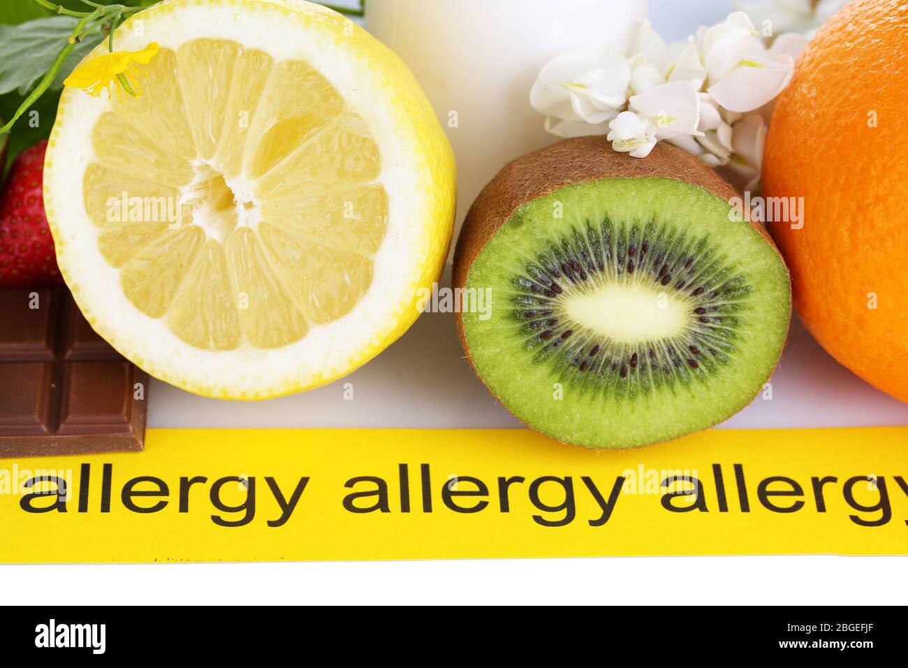 Danger food allergen milk hi-res stock photography and images - Alamy