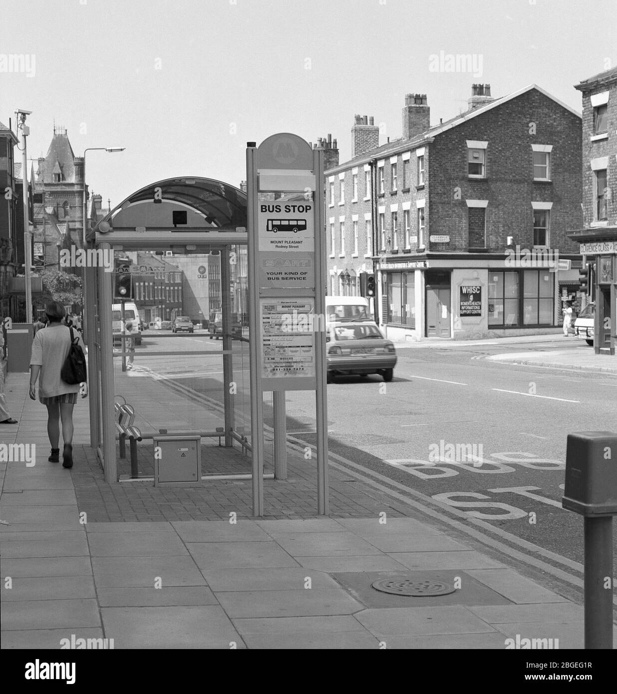 Street scenes in Liverpool, in 1994, Merseyside, north West England, UK ...