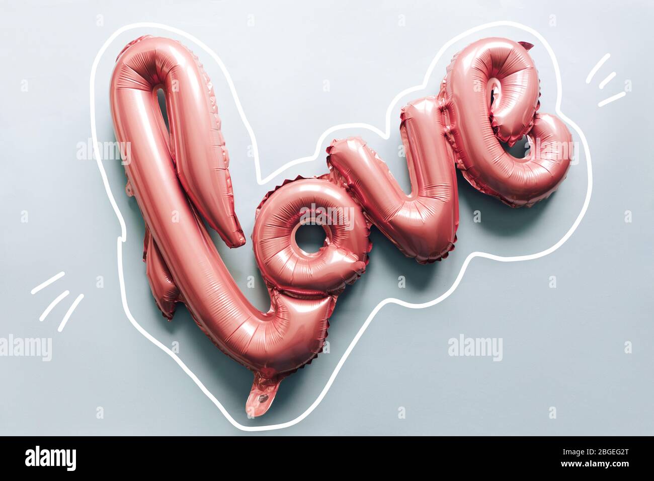 Foil balloon alphabet hi-res stock photography and images - Alamy
