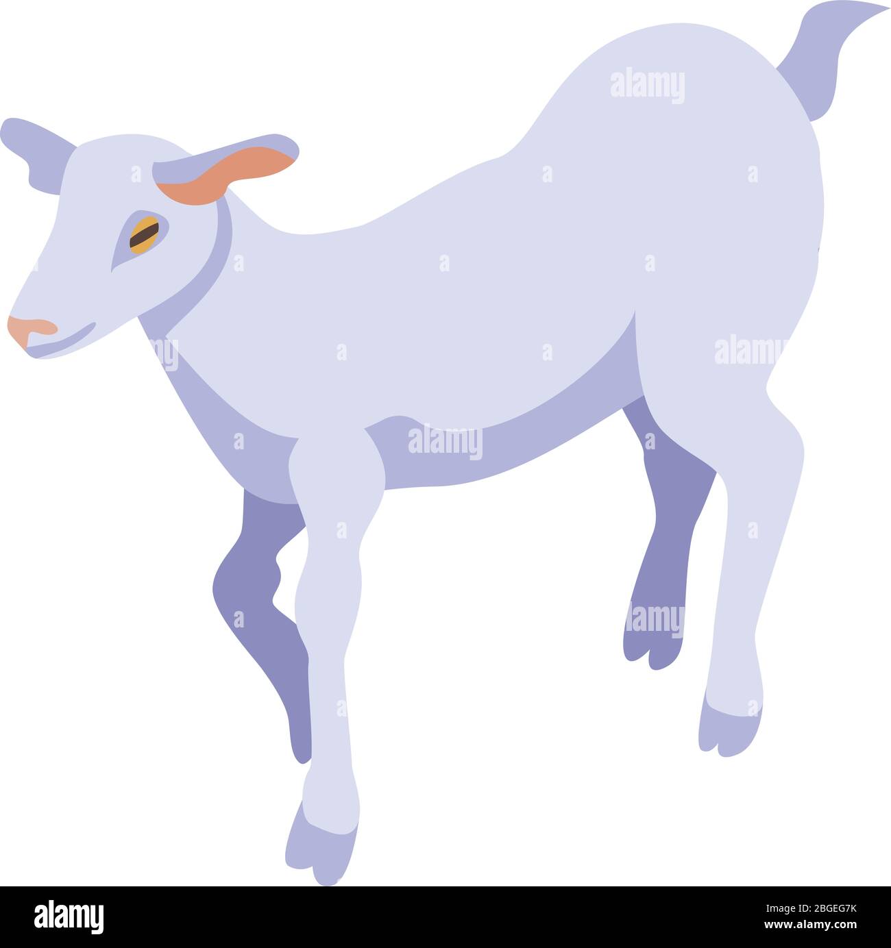 Goat animal icon, isometric style Stock Vector Image & Art - Alamy