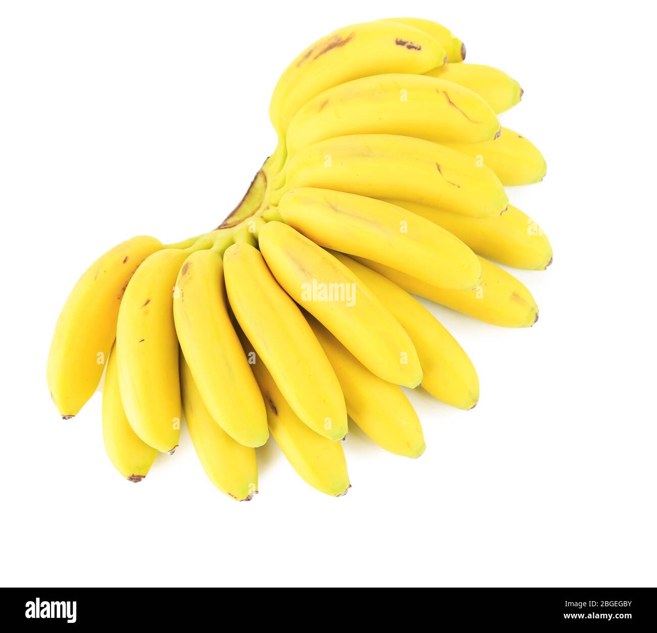 Bunch of mini bananas isolated on white Stock Photo - Alamy