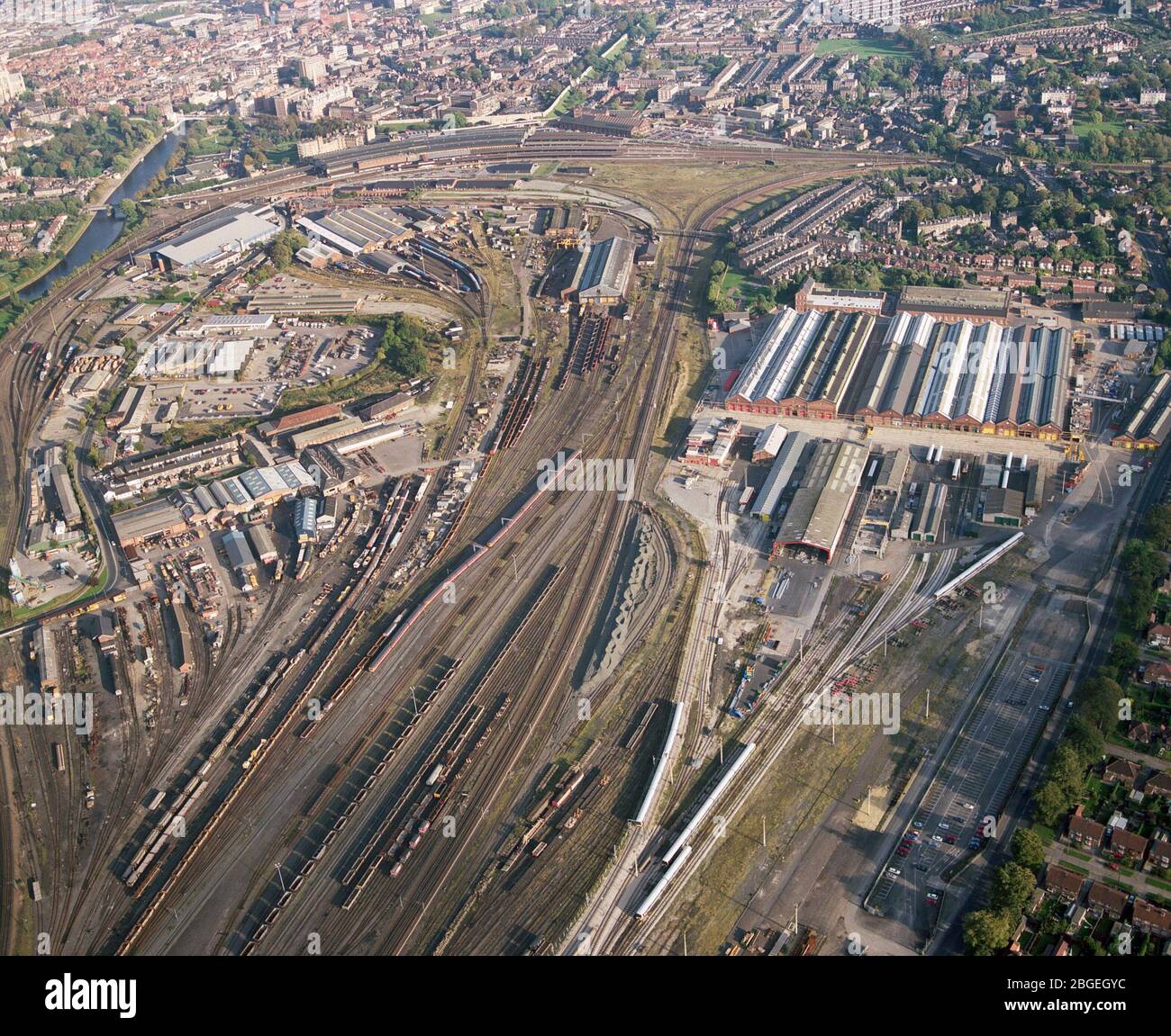 York railway station from the air hi-res stock photography and images ...