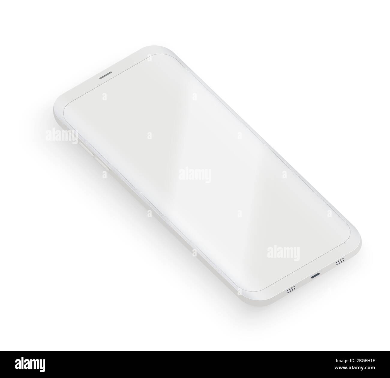 White smartphone Stock Vector Images - Alamy