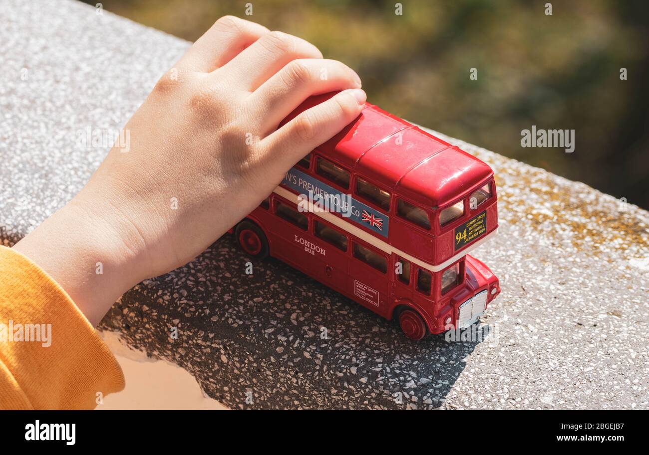 Double Decker Bus Toy High Resolution Stock Photography and Images - Alamy