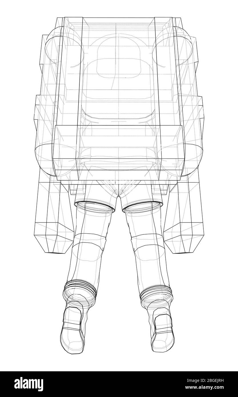 3d rendering futuristic human Stock Vector Images - Alamy