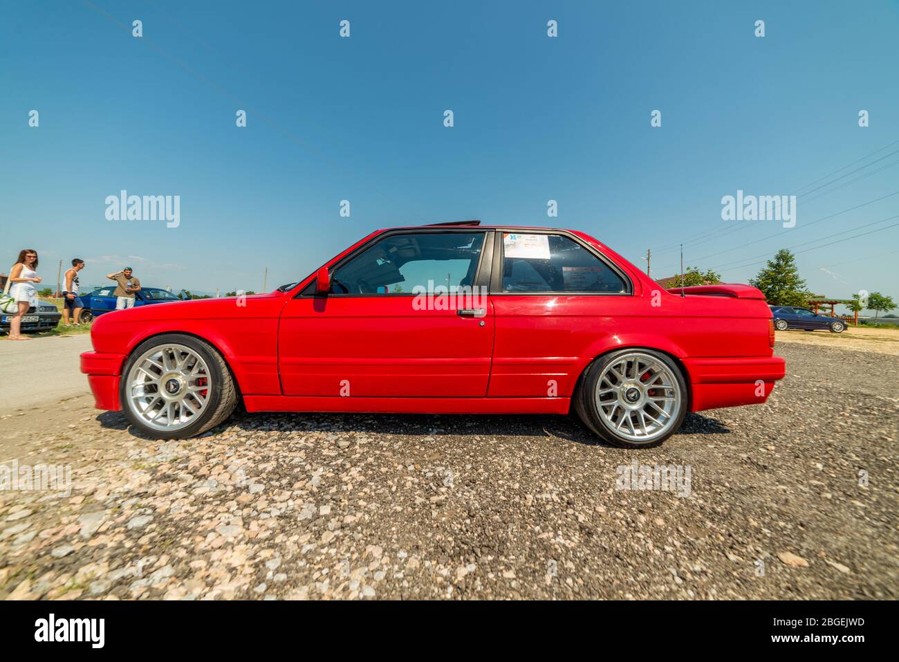 London, England - June, 1st 2014: Retro BMW M3 ( E30 ) sports car ...