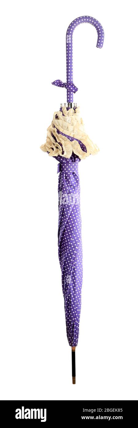 Umbrella rain purple parasol Cut Out Stock Images & Pictures - Alamy