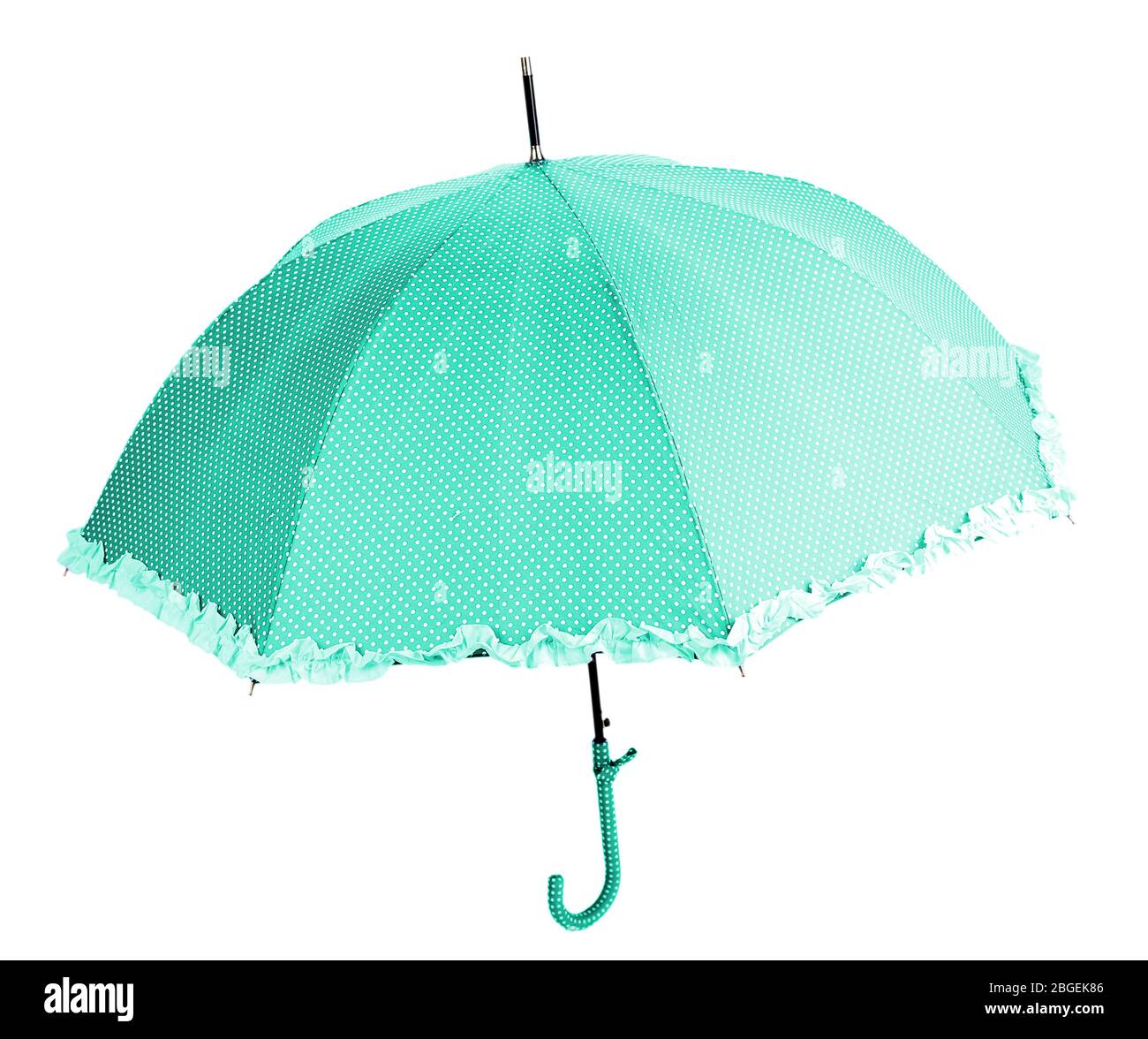 Color umbrella, isolated on white Stock Photo - Alamy