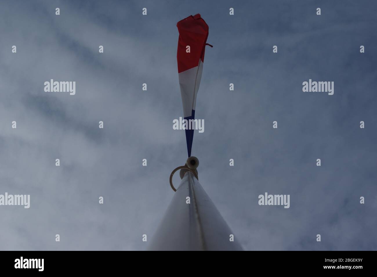 French flag waving in the wind Stock Photo - Alamy