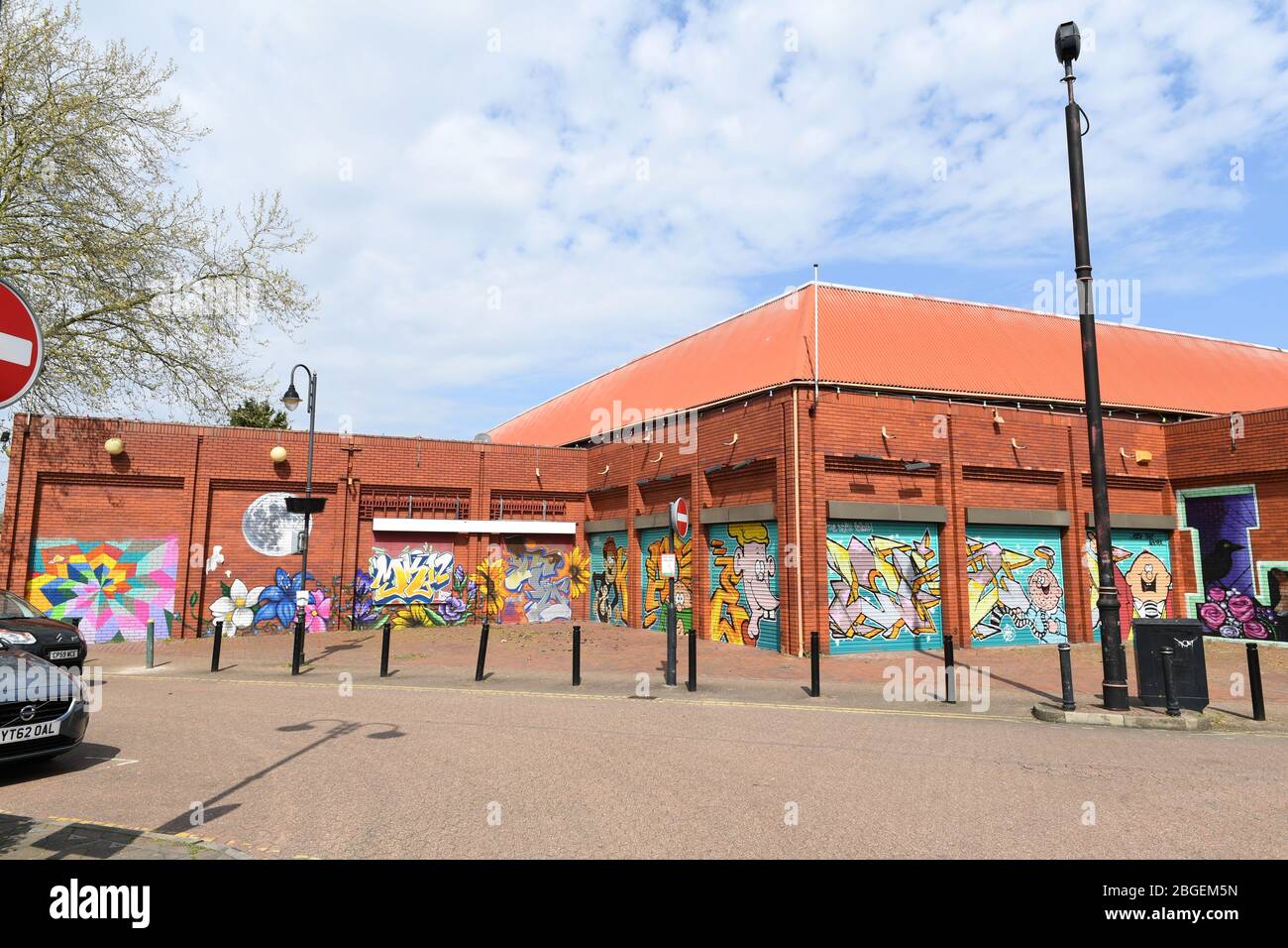 Agora Shopping centre Wolverton before Demolition regeneration Stock ...