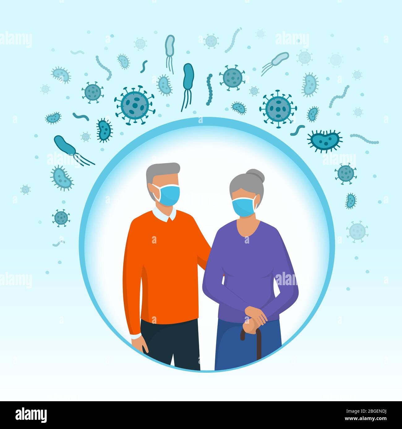 Contagion care Stock Vector Images - Alamy