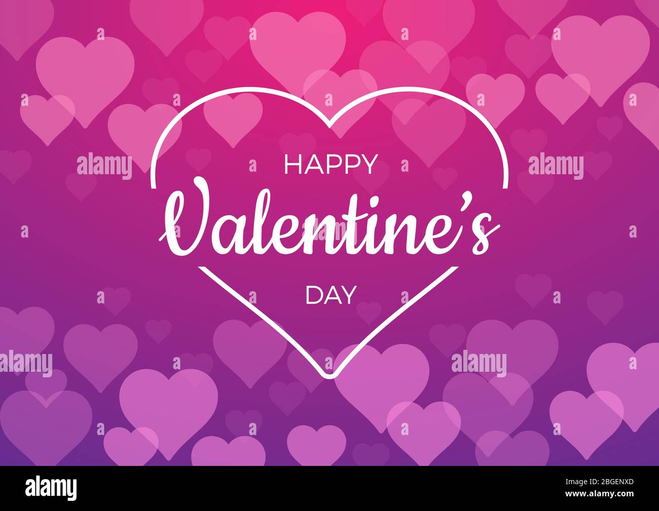 Hearts banner hi-res stock photography and images - Alamy