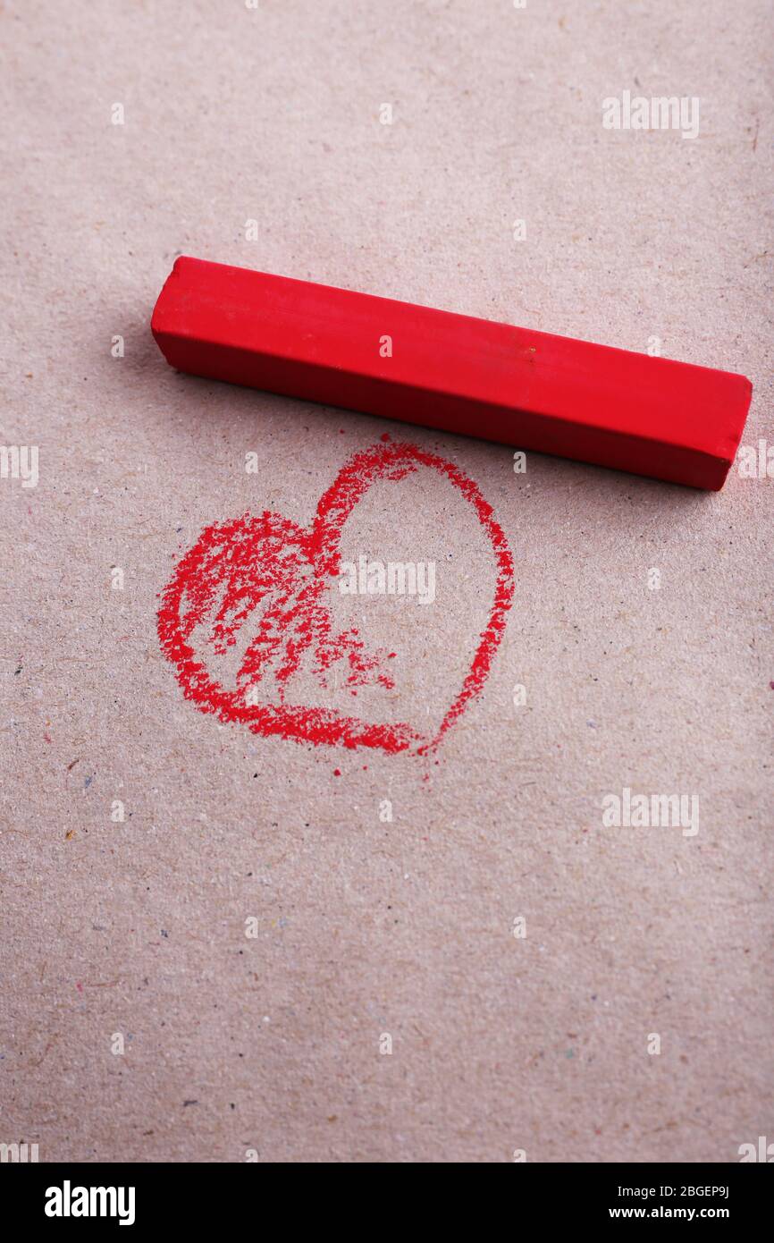 Orange chalk pastels background hi-res stock photography and images - Alamy