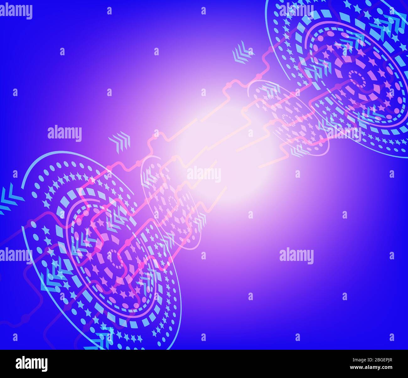 High technology connect network data Stock Vector Image & Art - Alamy