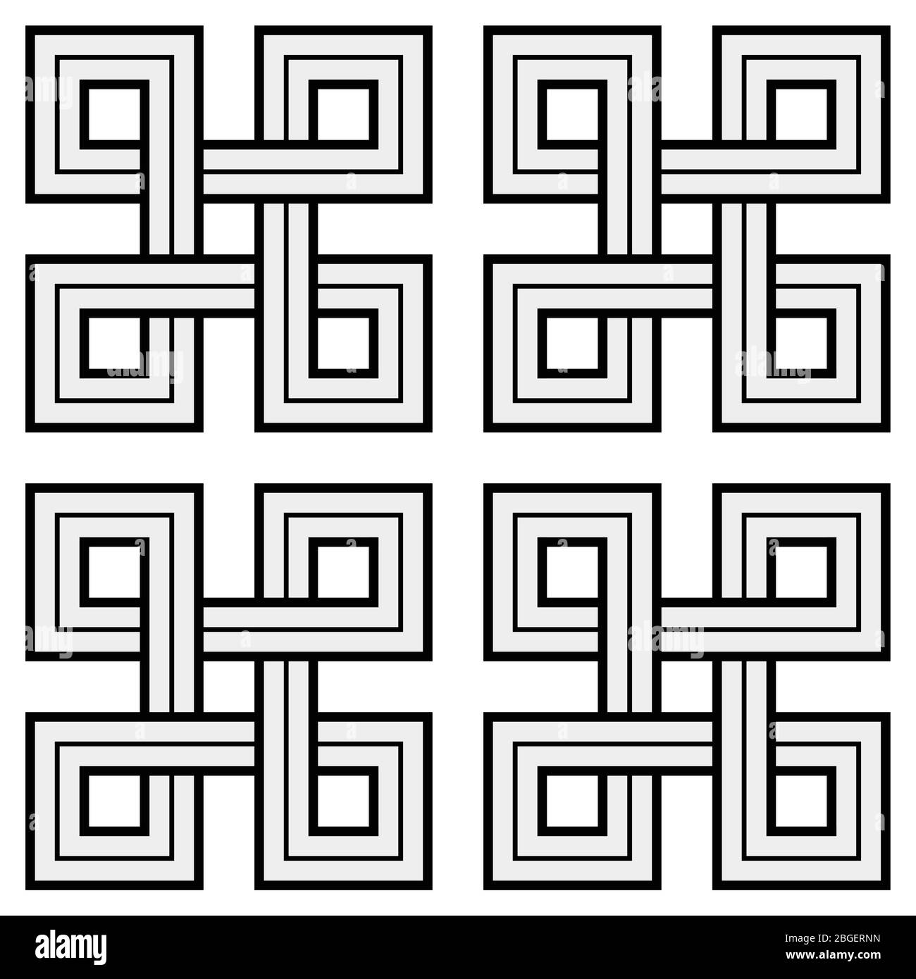 Vector Illustration of a Viking Nordic Seamless Pattern - mystic ...