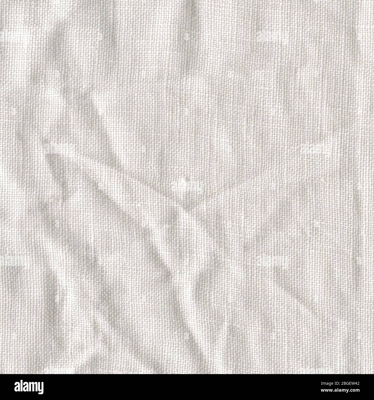 White linen canvas. White fabric texture. Natural linen white ...