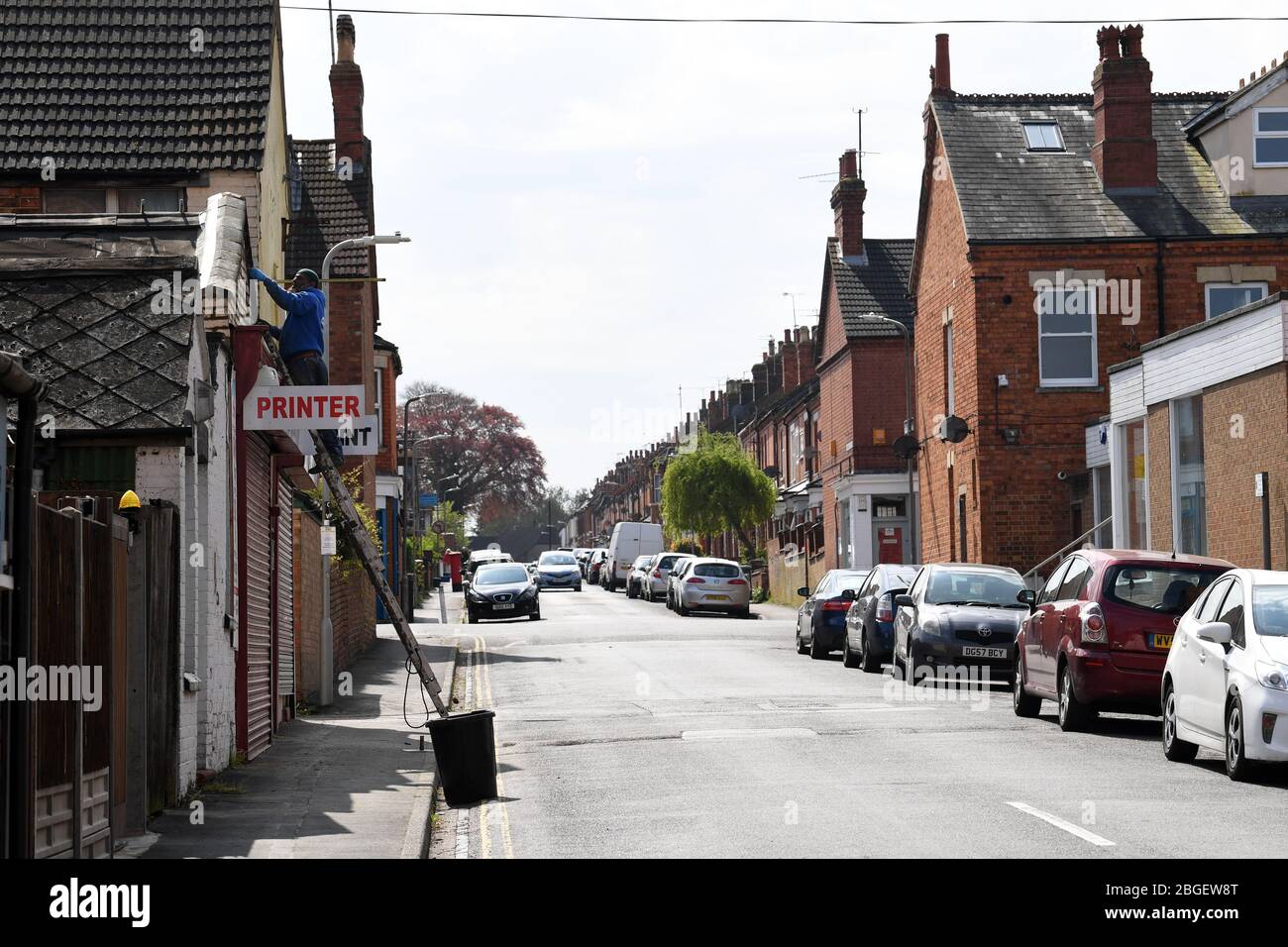 Streets and the Agora in Wolverton Milton Keynes Bucks Stock Photo - Alamy