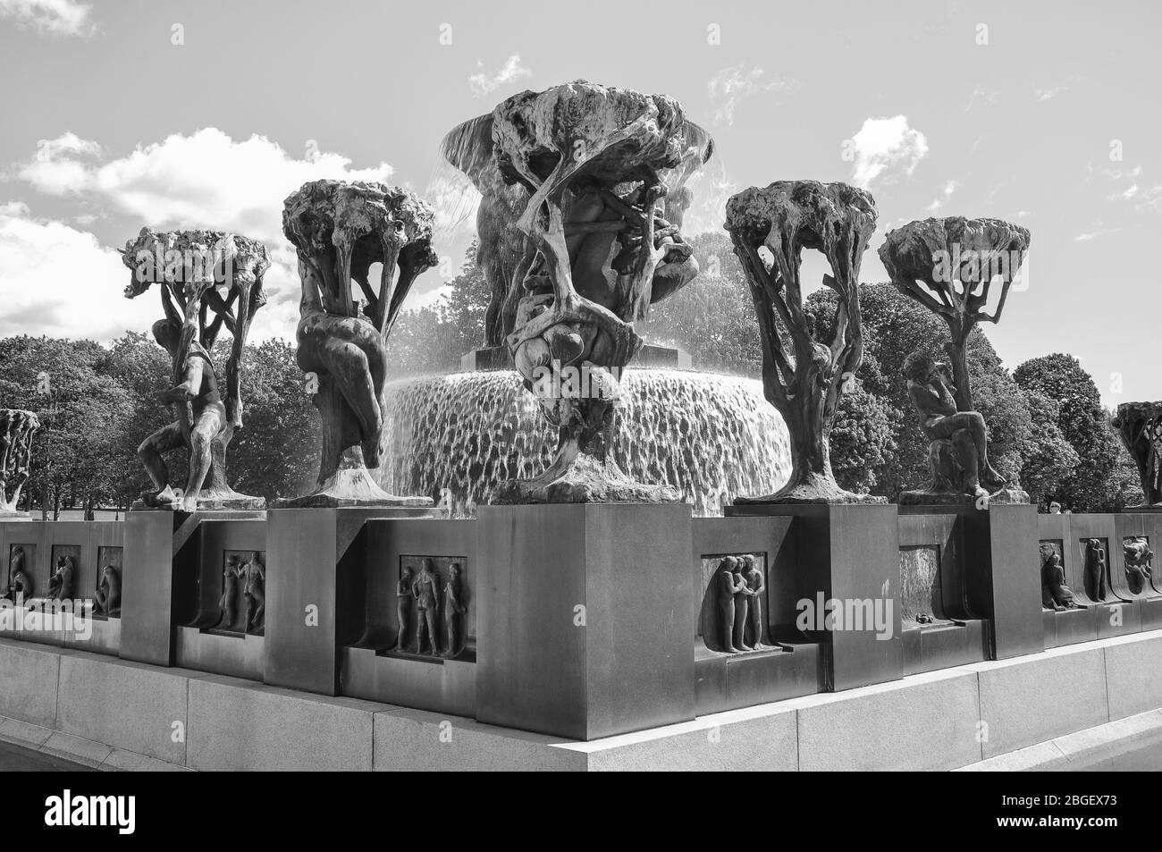 Vigeland park door hi-res stock photography and images - Alamy