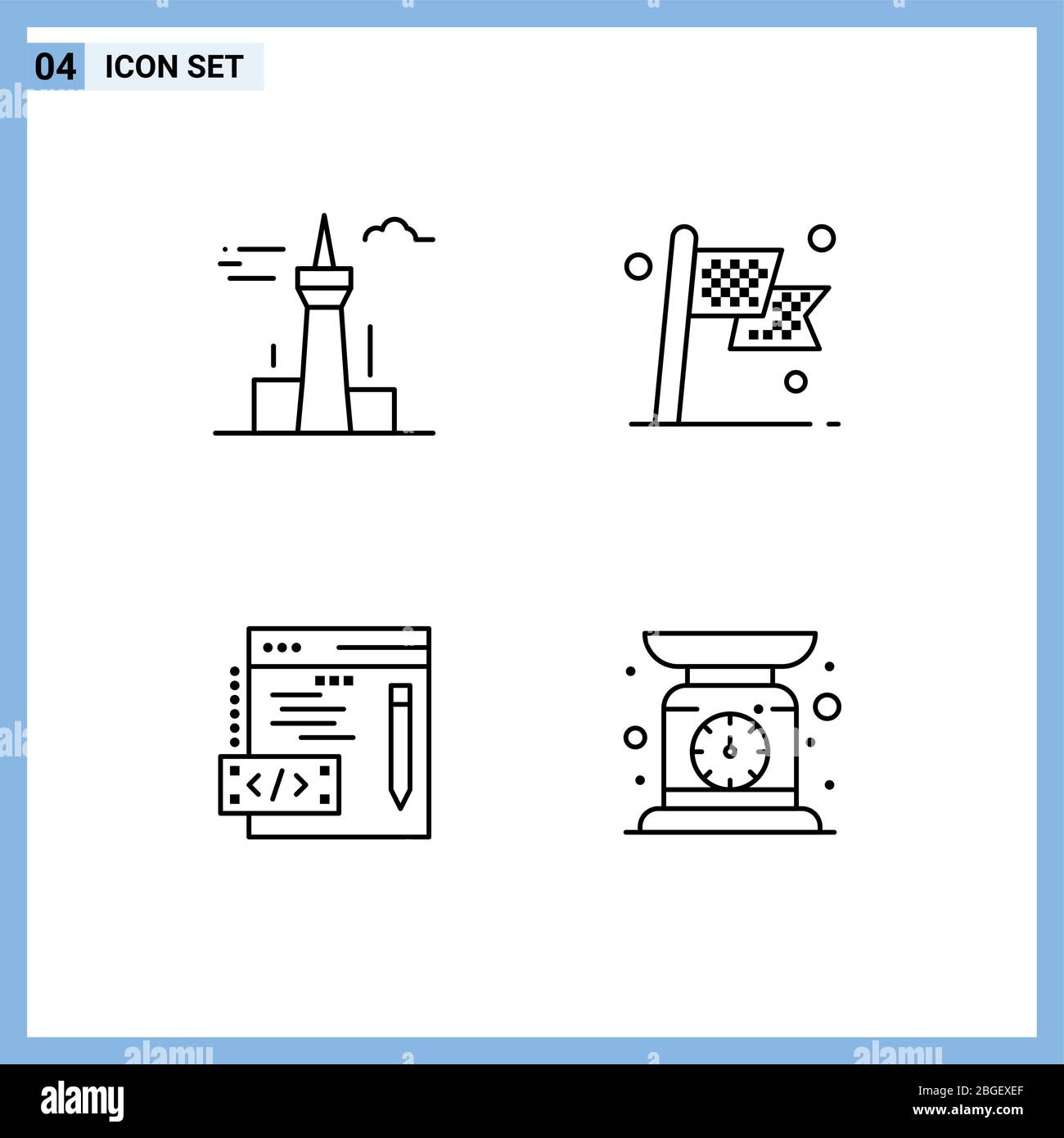 Weighing tower Stock Vector Images - Alamy