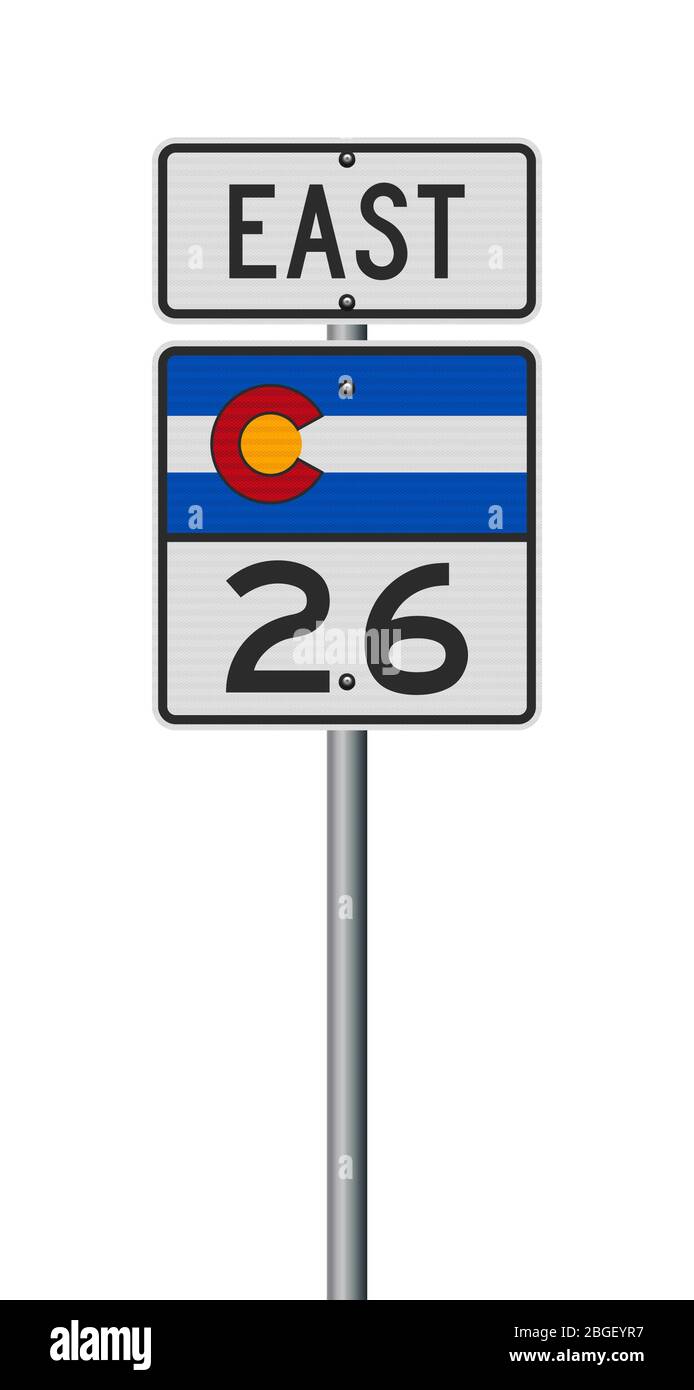 Vector illustration of the Minnesota State Highway road sign on ...