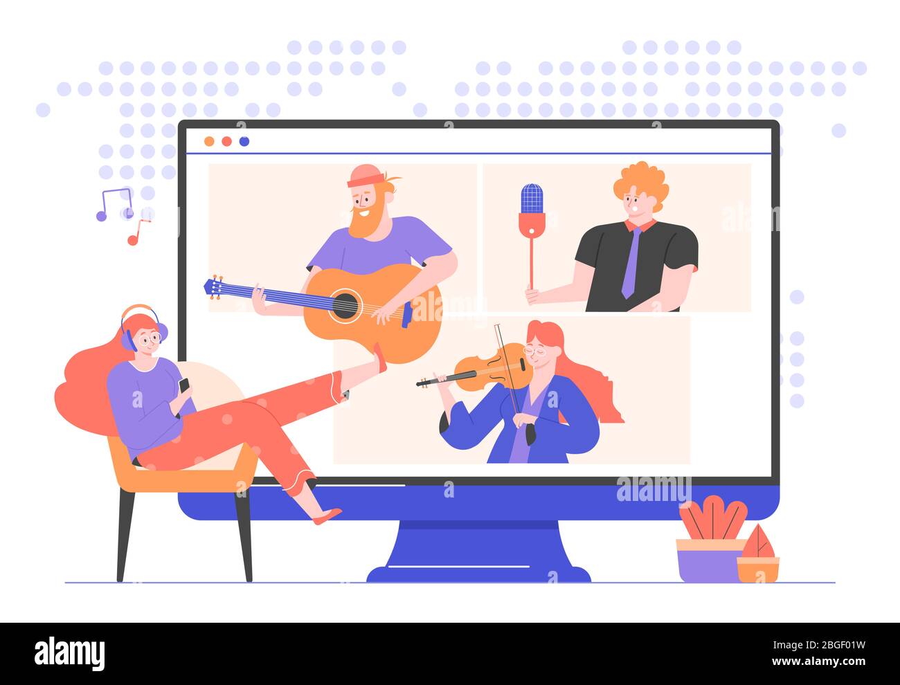 Singers home Stock Vector Images - Alamy