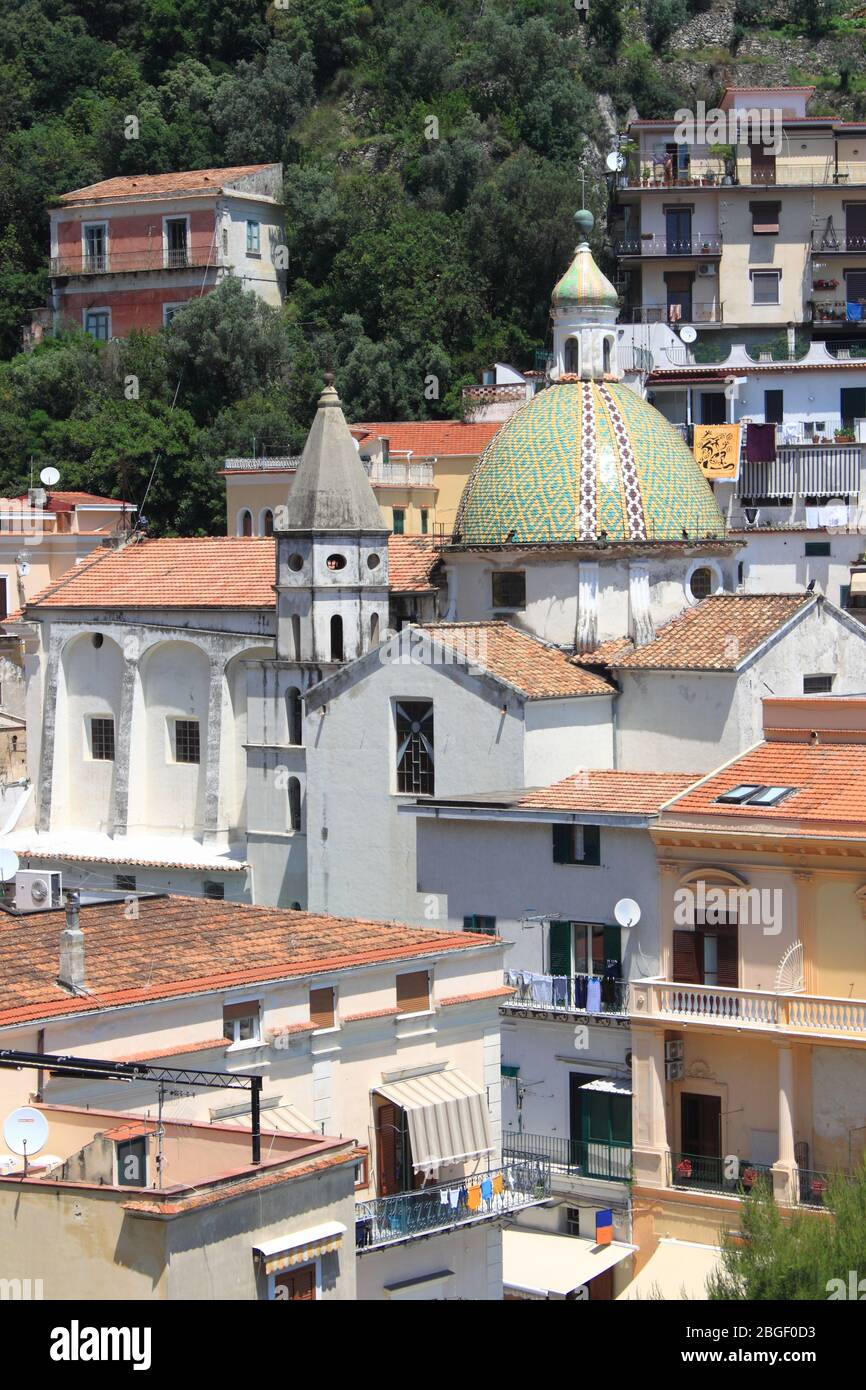 Landscape cetara town amalfi hi-res stock photography and images - Alamy