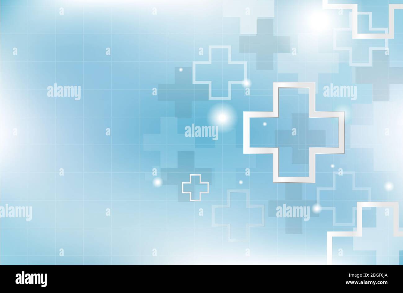 Geometric symbol background In blue tones (medical Stock Photo - Alamy