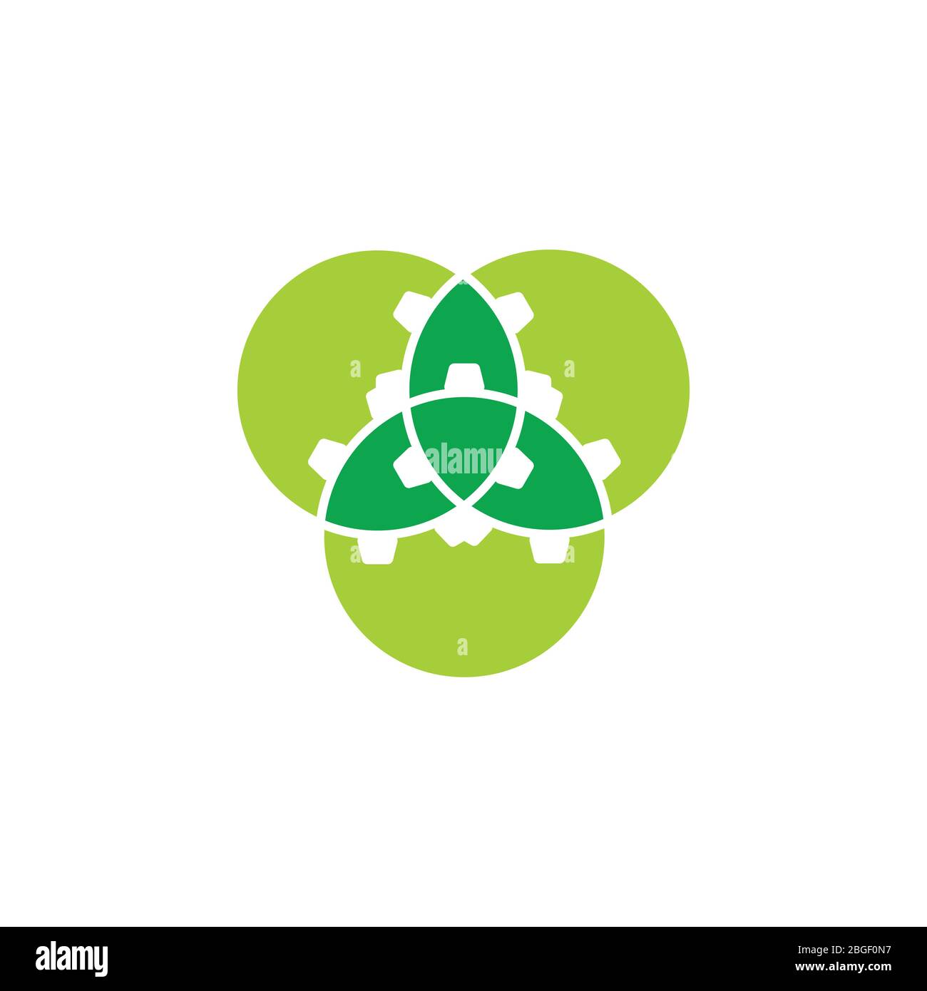 linked circle chart cog industrial logo vector Stock Vector Image & Art ...