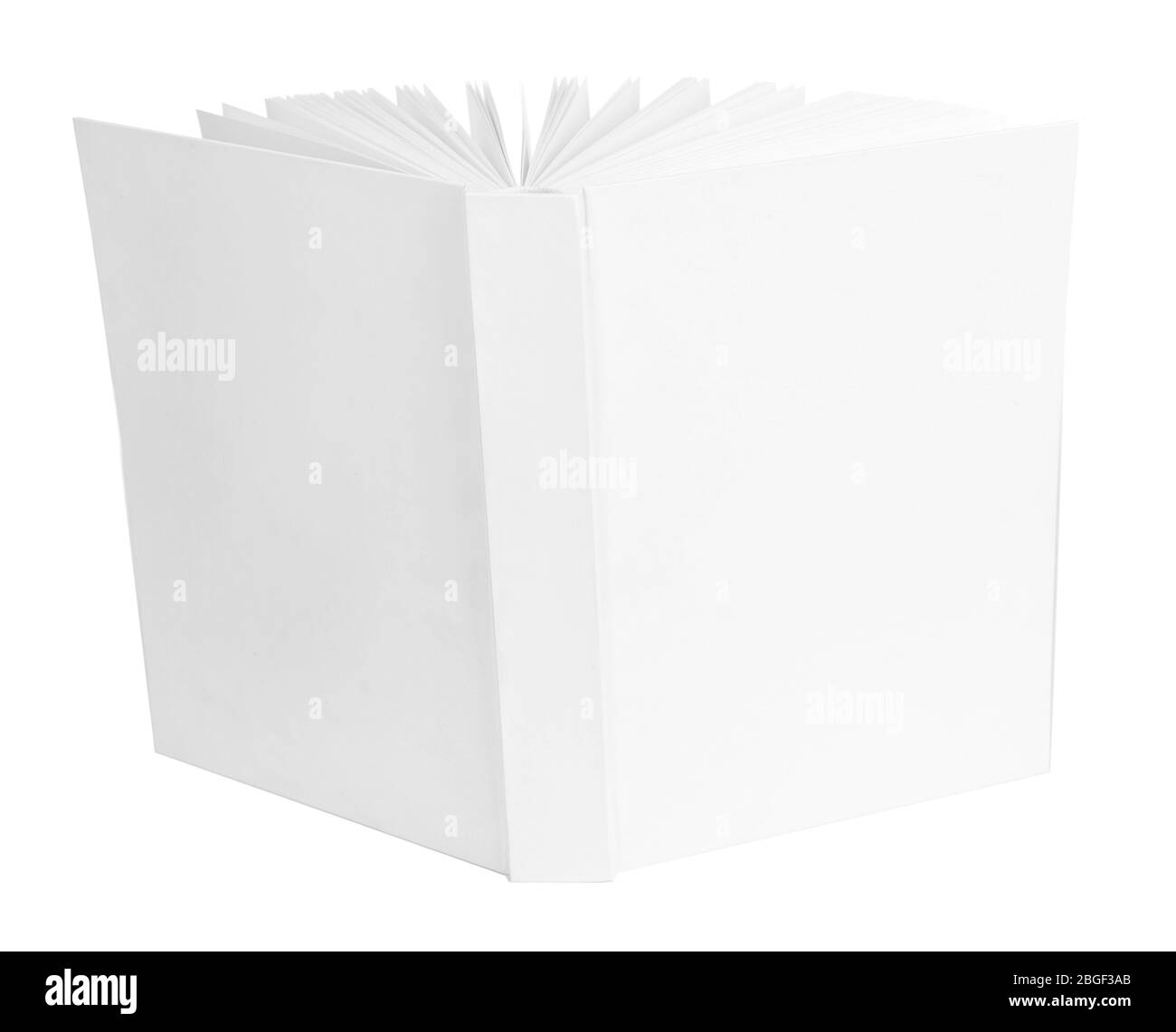 Blank book isolated on white Stock Photo - Alamy