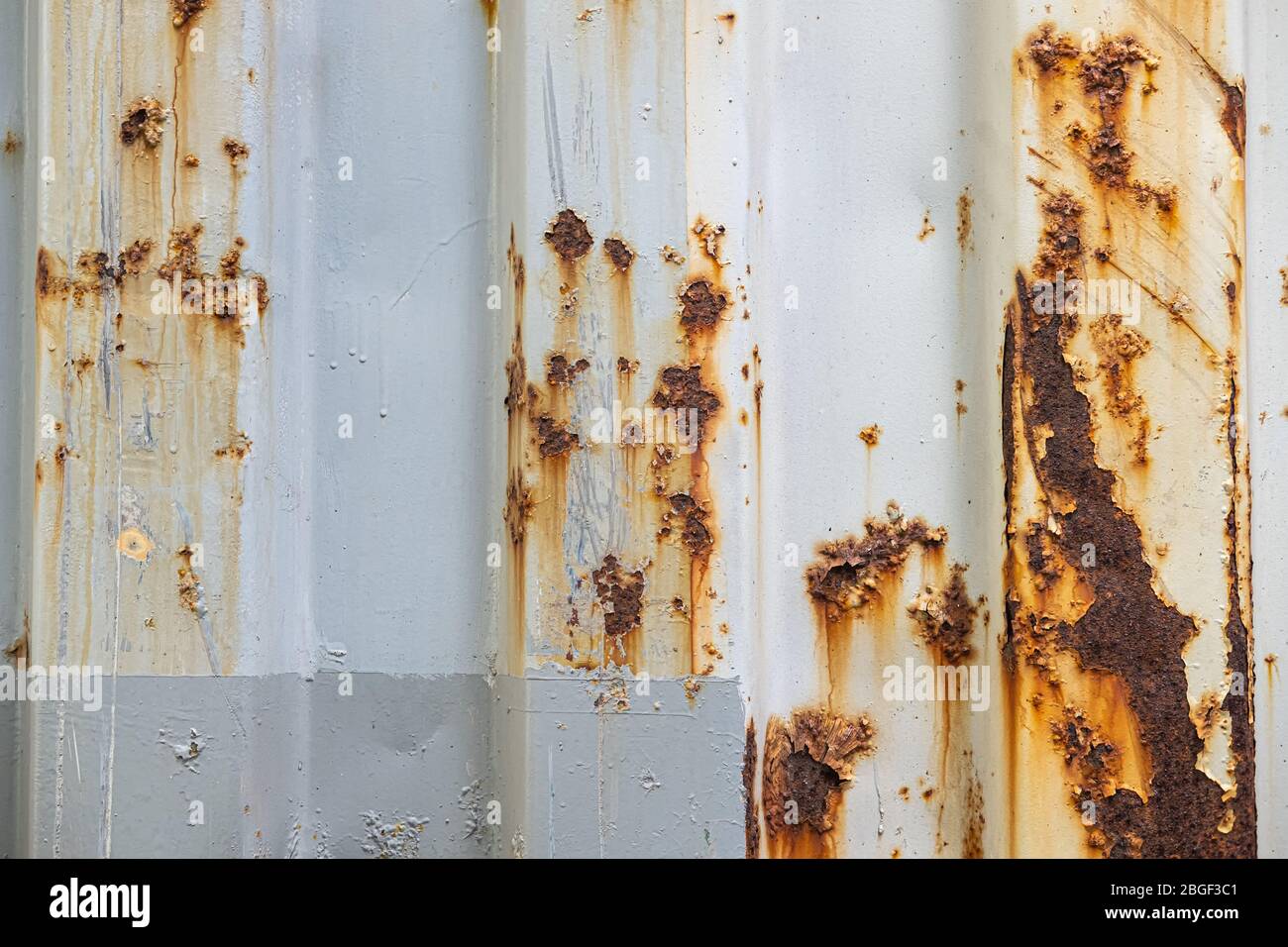 Close up. Dirty rusty old metal sheet plate. The old rusty metal plate ...
