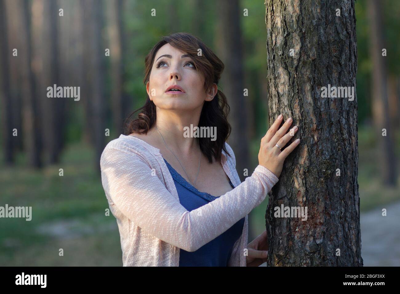 Woman face shadow tree hi-res stock photography and images - Alamy