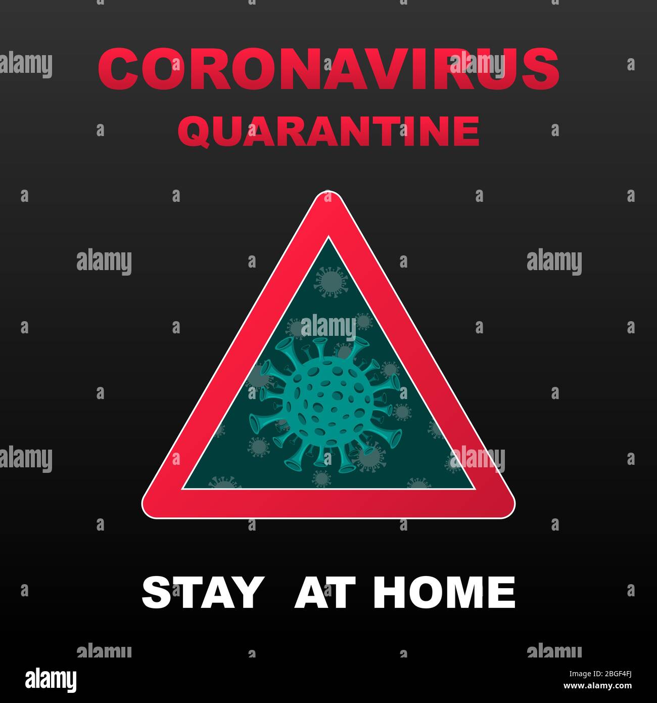 Stay at home sign Stock Vector Image & Art - Alamy
