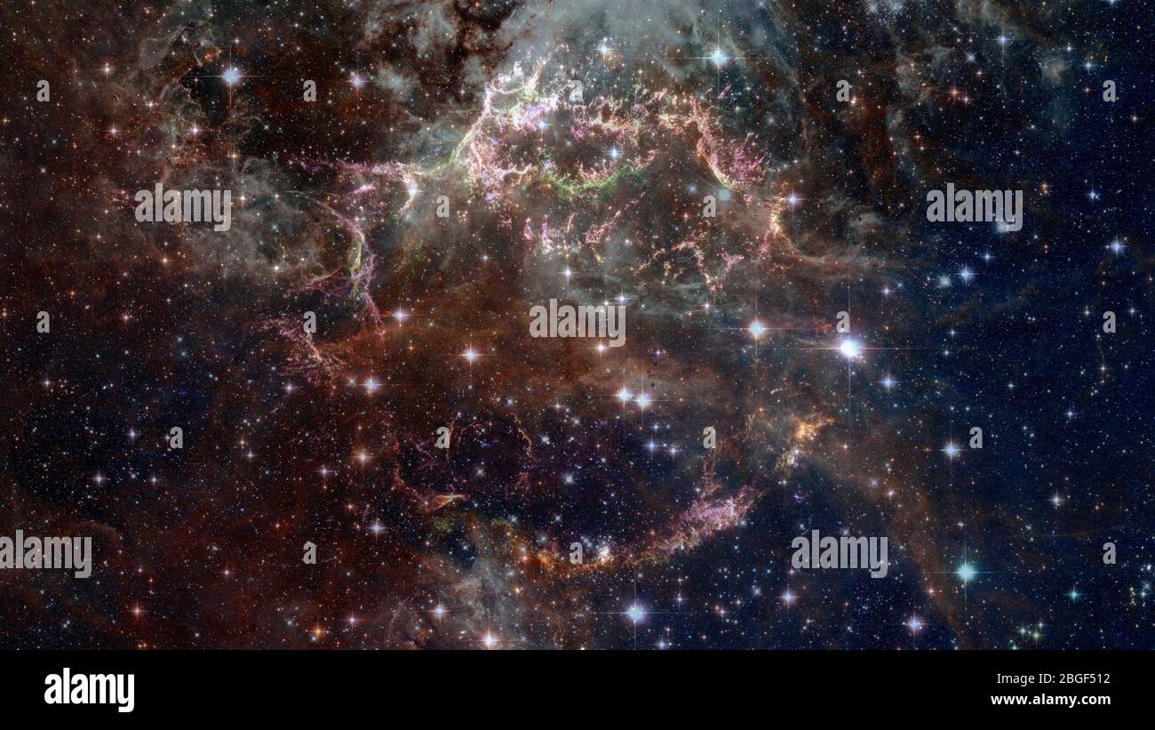 Starry background of deep outer space. Elements of this image furnished ...
