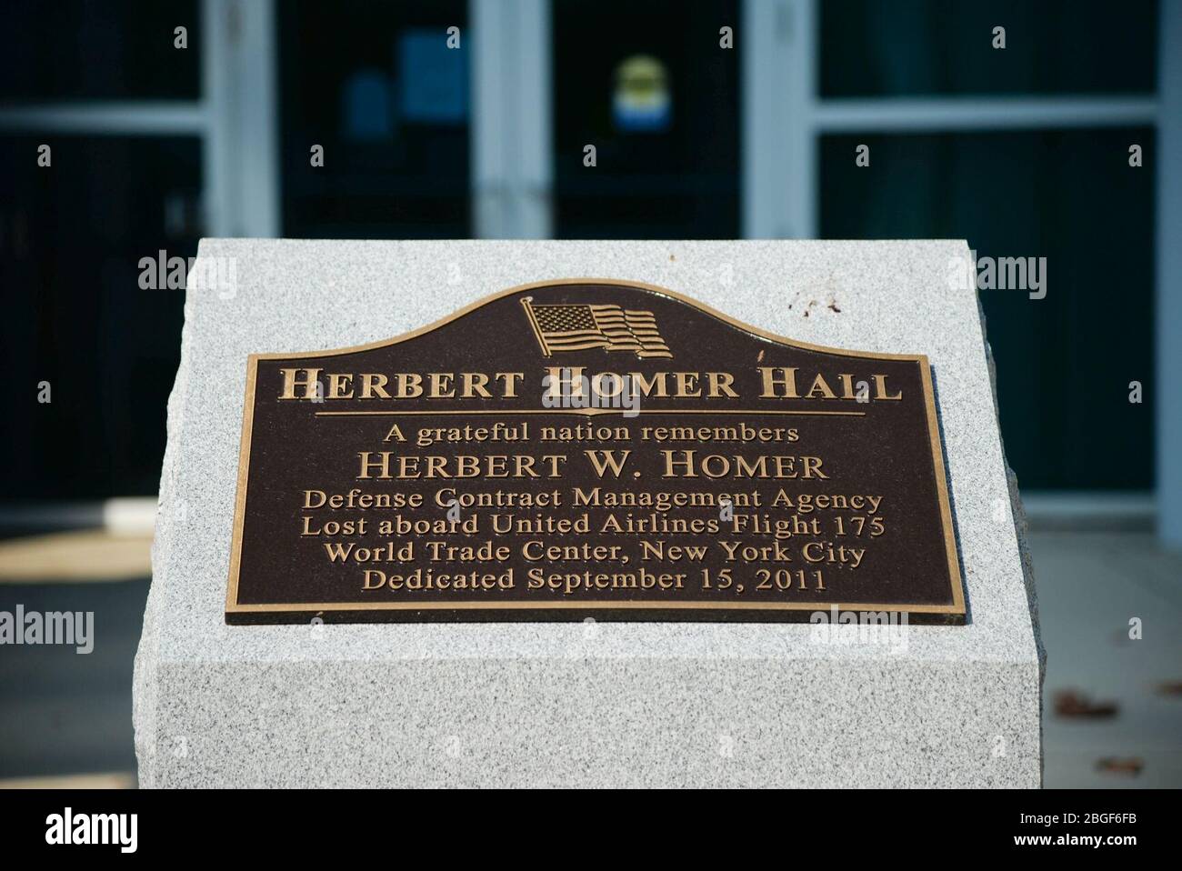 Herbert Homer Hall Plaque Stock Photo - Alamy