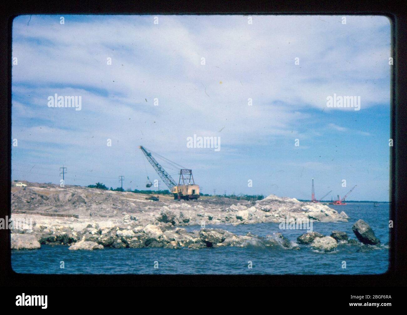 Herbert Hoover Dike Construction 1968 2 of 3 Stock Photo - Alamy