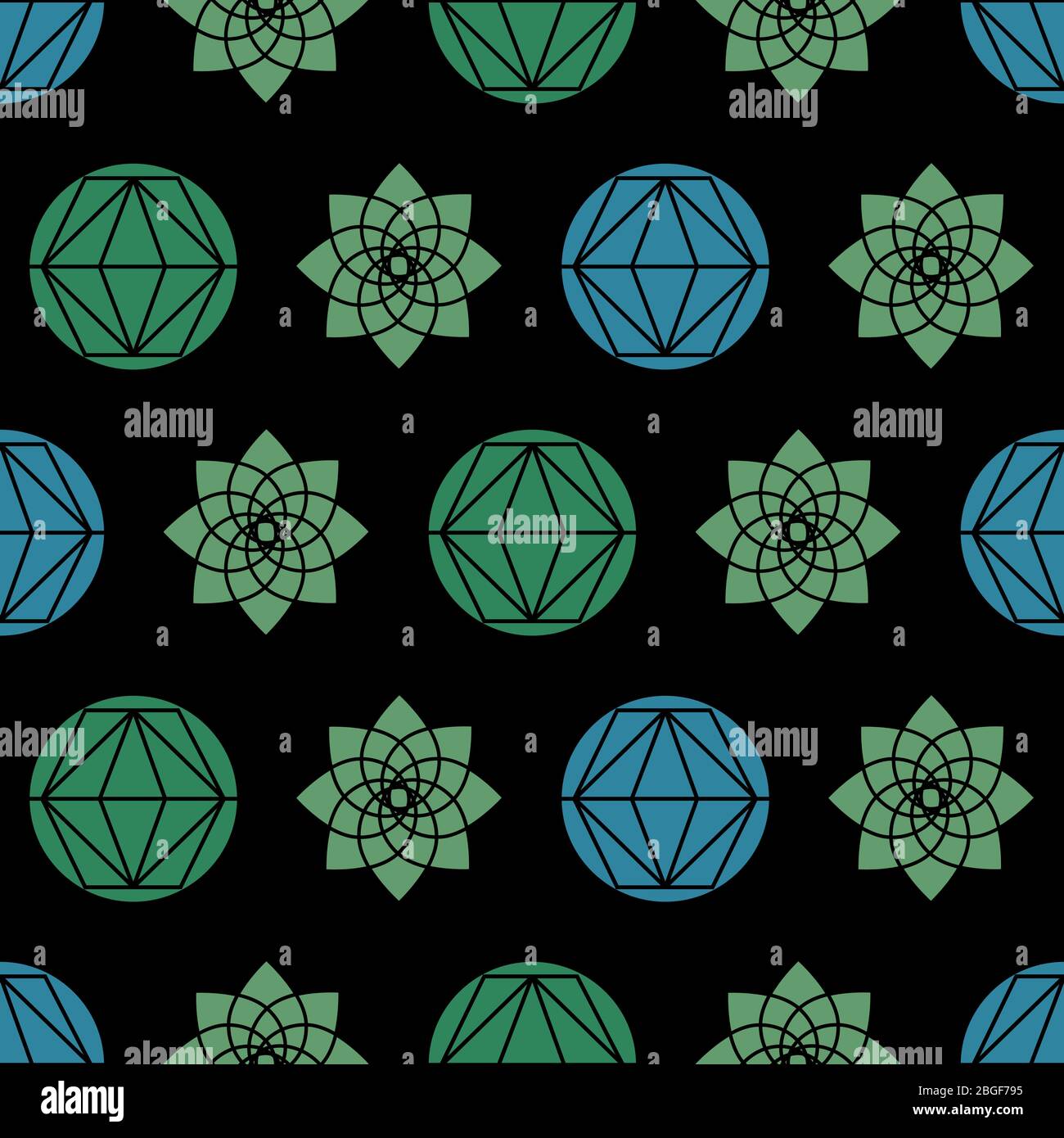 Circles repeat pattern hi-res stock photography and images - Alamy