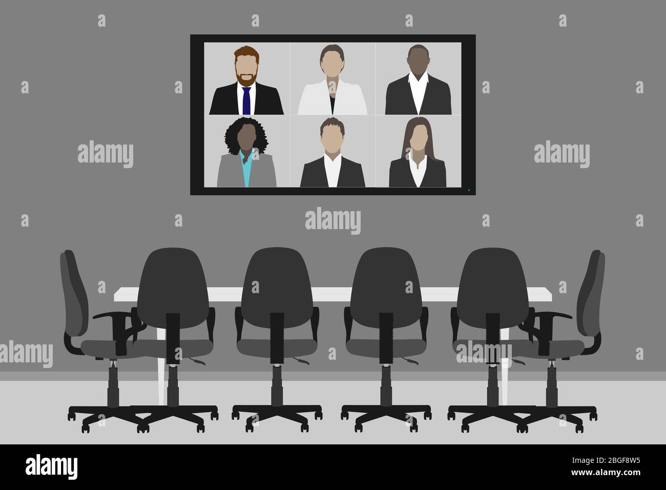 Flat screen tv conference room hi-res stock photography and images - Alamy