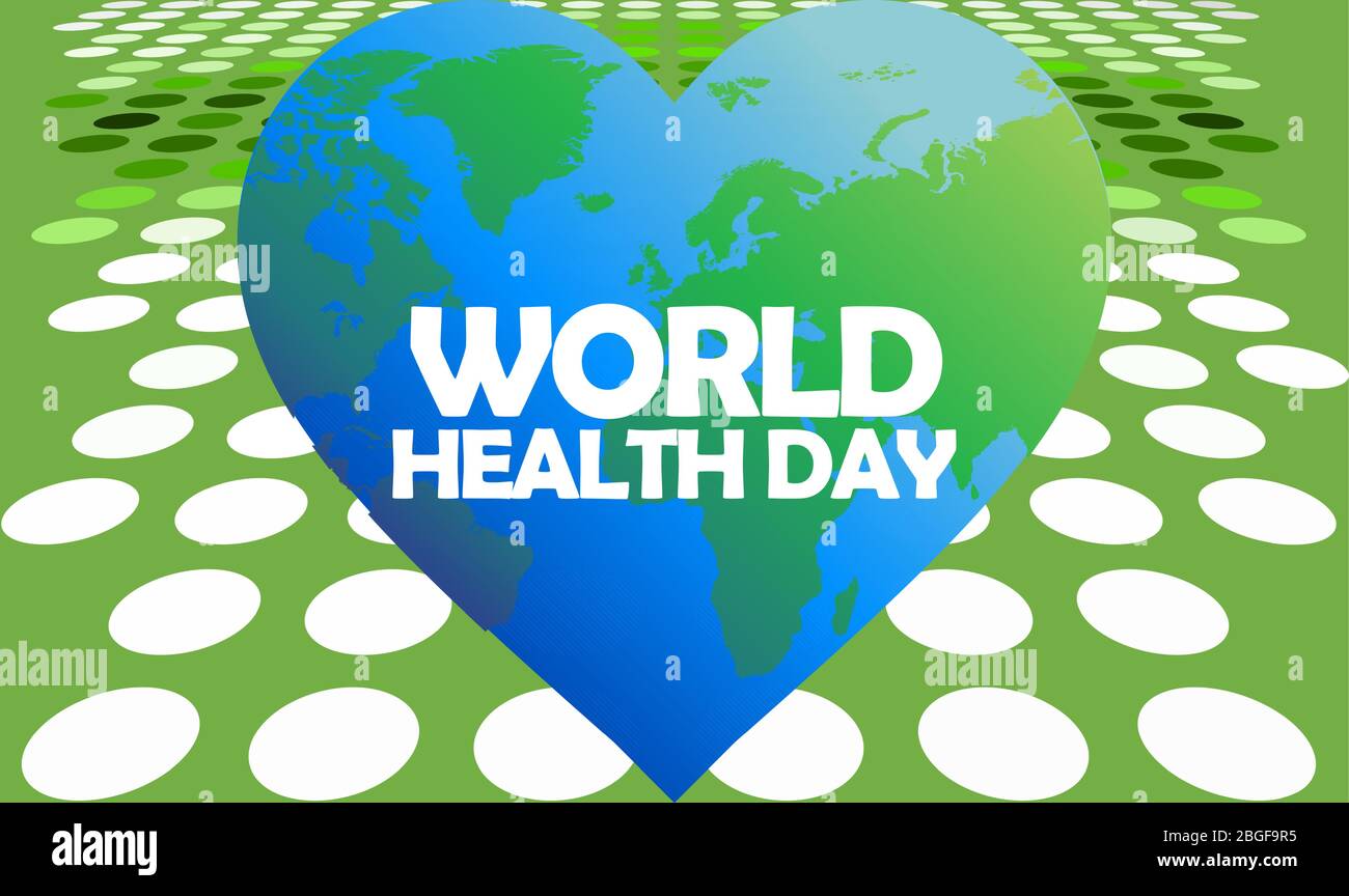 World map heart on Stock Vector Images - Alamy