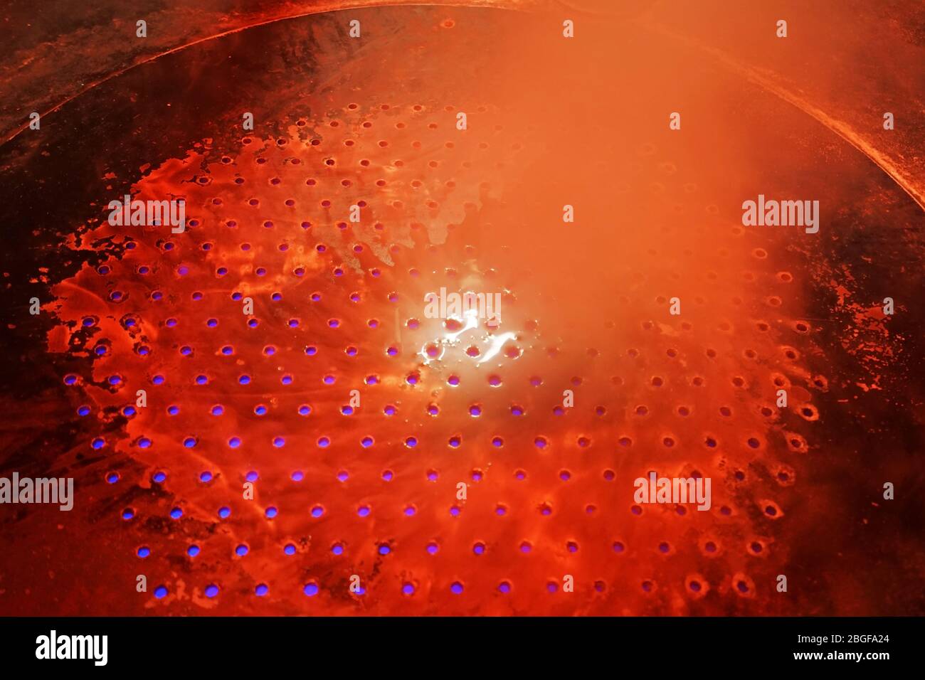 Close up Tornado simulator machine Stock Photo - Alamy
