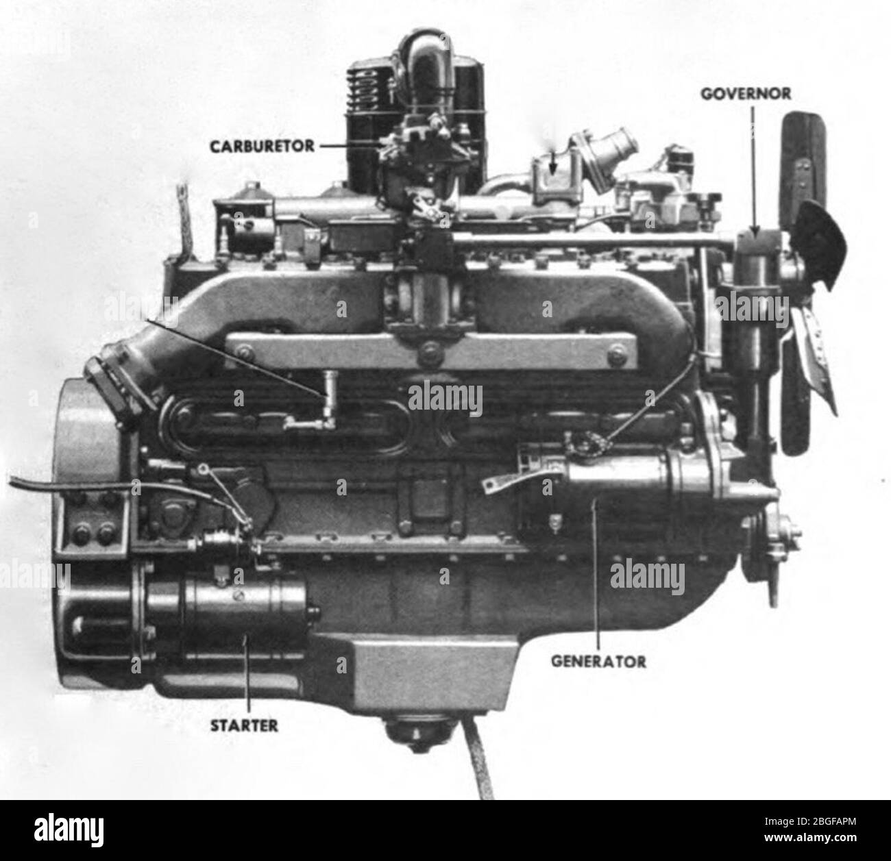Hercules RXC engine Stock Photo - Alamy